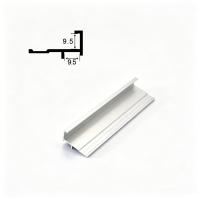 China Aluminium Decorative Trim Doorway Window Casing Strip Waterproof Wear Resistant Edge Profile Molding for sale