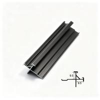 China High Density Decorative Metal Trims Aluminium Alloy LED Lighting External Corner Strip Wear Resistant Edge Profile for sale