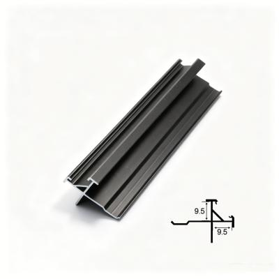 China High Density Decorative Metal Trims Aluminium Alloy LED Lighting External Corner Strip Wear Resistant Edge Profile for sale