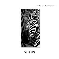 China Custom 3D Printed Art Background Wall Panel Animal Pattern Corridor Hallway for sale