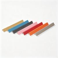 China 25x25mm Decorative PVC Fluted Corner Trim Panels Bamboo Wood Fiber Eco Friendly Wall Protection for Interior Corners for sale