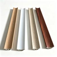 China 30x17mm Formaldehyde Free PVC Fluted Internal Corner Trim Bamboo Wood Fiber Versatile Wall Protection Design for sale