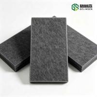 China Polyester Fiber Acoustic Panel 1220x2420mm Sound Absorbing Wall Panel for Studio Office for sale