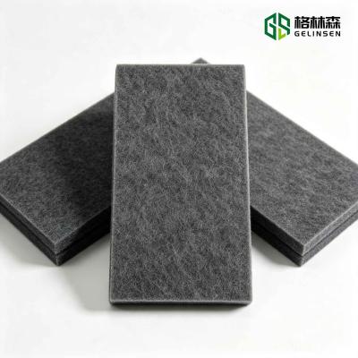 China Polyester Fiber Acoustic Panel 1220x2420mm Sound Absorbing Wall Panel for Studio Office for sale