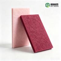 China Polyester Fiber Acoustic Panel Eco-Friendly PET Sound Absorbing DIY Wall Panel for sale