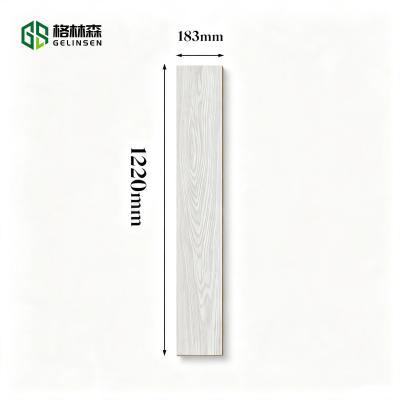 China SPC Flooring Waterproof Click Lock Vinyl Plank for Bathroom Kitchen Basement DIY for sale