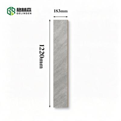 China Stone Texture SPC Flooring Waterproof UV Coated Formaldehyde Free Click Lock for sale