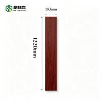 China Waterproof SPC Wood Flooring Stone Plastic Vinyl Tile Flame Retardant for Apartment for sale