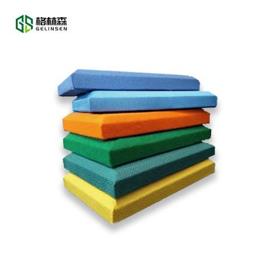 China Fiberglass Acoustic Wall Panel 600*1200mm Noise Cancelling Treatment for Home Theater for sale