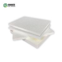 China Fiberglass Acoustic Panel Sound Absorbing Baffles Height-Adjustable for Office Ceiling for sale