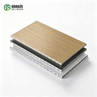China SPC Laminated Aluminium Honeycomb Panel 4x8 ft High-Strength Sandwich Board for Hotels for sale