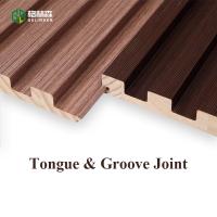 China Solid PVC Fluted Wall Panel 150*17mm Eco-friendly Custom Length for Full-Wall Coverage for sale