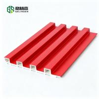 China Hollow PVC Fluted Wall Panel 150*17mm 3D Slat Cladding Easy Installation for Home Theater for sale