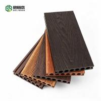 China WPC Decking 140×25mm UV-Resistant 3D Embossed Outdoor Flooring Non-Fading for Poolside for sale