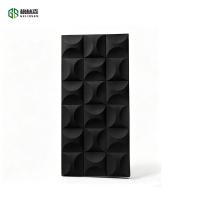 China 3D Realistic PU Stone Waterproof Wall Panel Geometric Surface for Bar Counter Lift Lobby for sale