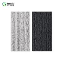 China Flexible Stone Wall Panel Coarse-grained Stone Veneer Bendable for Curved Walls Facades for sale