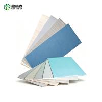 China 400mm Bamboo Wood Fiber PVC Wall Panel Class B Fire-retardant for Schools Hospital for sale