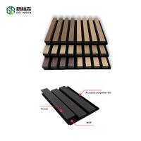China Hot Sale Wooden Slat Acoustic Panels High NRC 0.85 Noise Reduction for Open-Plan Offices for sale