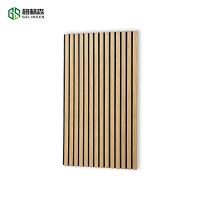 China Factory Direct Wooden Slat Acoustic Panels Sound-Absorbing Zero Formaldehyde for Hospitality for sale