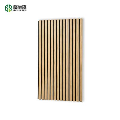 China Factory Direct Wooden Slat Acoustic Panels Sound-Absorbing Zero Formaldehyde for Hospitality for sale