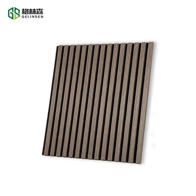 China Hot Sale Wooden Slat Acoustic Panels High NRC 0.85 Noise Reduction for Open-Plan Offices for sale