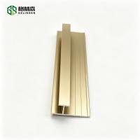 China I-Shape Metal Trims 5mm Decorative Aluminum Wall Panel Edge Strips for Seam Concealment for sale