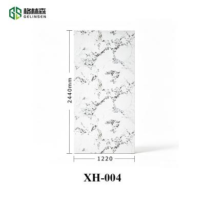 China HD UV Marble Sheet 1220×2440mm Waterproof Faux Marble Wall Panel for Lobby TV Background Wall for sale
