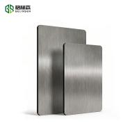 China Impact-Resistant PVC Wall Panel Metal Finish Cladding for High-Traffic Commercial Spaces for sale
