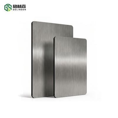 China Impact-Resistant PVC Wall Panel Metal Finish Cladding for High-Traffic Commercial Spaces for sale