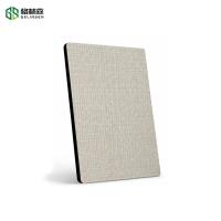 China Modern PVC Wall Panel 8mm Fabric Texture Cladding for Showroom & Retail Display Walls for sale