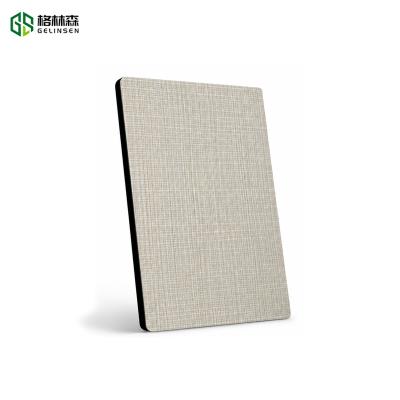 China Modern PVC Wall Panel 8mm Fabric Texture Cladding for Showroom & Retail Display Walls for sale