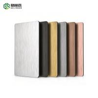 China Impact-Resistant PVC Wall Panel Metal Finish Cladding for High-Traffic Commercial Spaces for sale