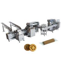 China 5.5kw Cream Biscuit Sandwiching Machine On Edge Automatic Biscuit Packing Machine for sale