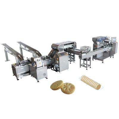 China Customized Cream Biscuit Machine 5.5kw On Edge Packing Machine 220V / 50Hz for sale