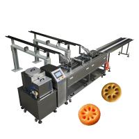 China One Flavor Fruit Jam Filling Machine Single Lane Biscuit Cream Sandwiching Machine With Conveyor for sale