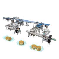 China Biscuit Food Sorting Machine 6.5kw Automatic Feeding Machine With Biscuit Flow Packaging Machine for sale
