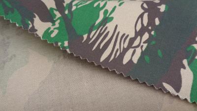 China 185 Gsm Uniform Cloth Fabric 65% Polyester 35% Cotton Camouflage Windproof for sale