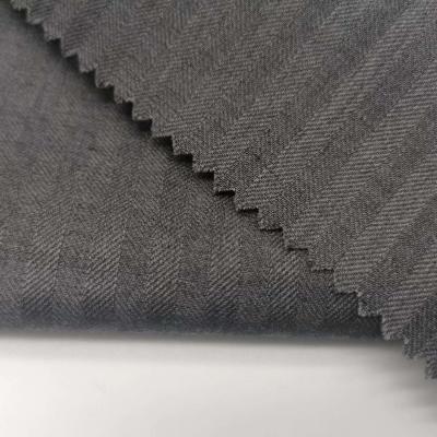 China Stripe Breathable Wicking Fabric 90% Polyester 10% Wool 288gsm for sale