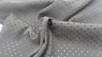 China Sports Dot Woven Dyed Twill 140G Punched Clothing Fabric 150Cm 100% Polyester for sale