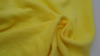 China 32Sx100D 100% Polyester Dyed Cleaning Terry Bath Towel Fabric 120 G Quick Dry for sale