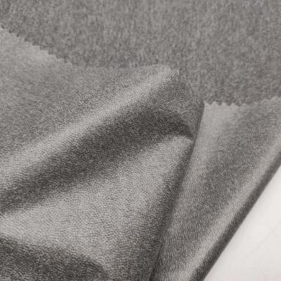 China 100% Polyester 90 G Knitted Grey PU Coated Outdoor Down Fabric 150 Cm for sale