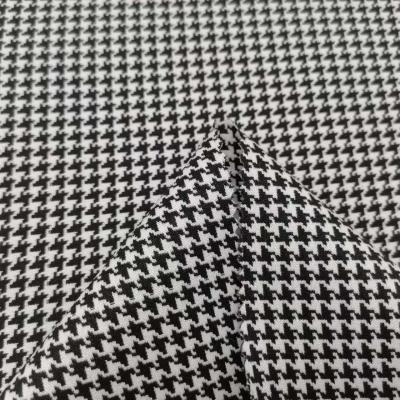 China Printed 2 Way Stretch 19% Nylon 25% Polyester 52% Rayon 4% Spandex Faille Fabric 140D+ 40Dx16S+150D 280 gsm 150 cm for sale