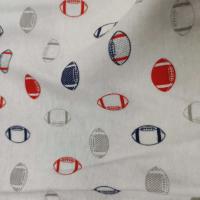 China 95% Cotton 5% Spandex Printed Interlock Knitted Fabric 190G 40S for sale