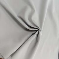 China 90% Polyester 10% Spandex Fabric Small Ripstop Grey Weft Woven 155G Sportswear for sale