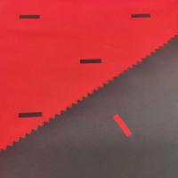 China 50Dx50D 100% Polyester Red Color Windproof Fabric For Garment Jacket Down Coated for sale