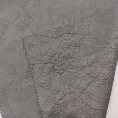 China Pd Water Resistant Crinkle Jacket Fabric 47% Nylon 53% Polyester 70D*75D for sale
