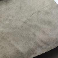 China Dyed 100% Polyester 50D*75D Suede Fabric Pd Coated For Jacket Garment for sale
