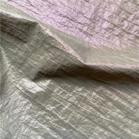 China 160GSM 150D 150D Winter Jacket Fabric Plain Reflective Polyester Fabric 1.5M for sale