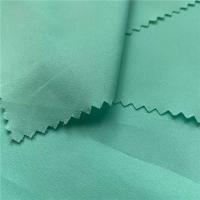 China 50D 50D Woven 60GSM Athletic Spandex Fabric 100 Polyester Fabric Green 150cm 59in for sale