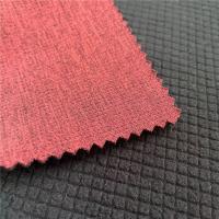 China 100 Polyester Jersey Bonded Fabric 75D 350gsm 150cm Waterproof Windproof for sale